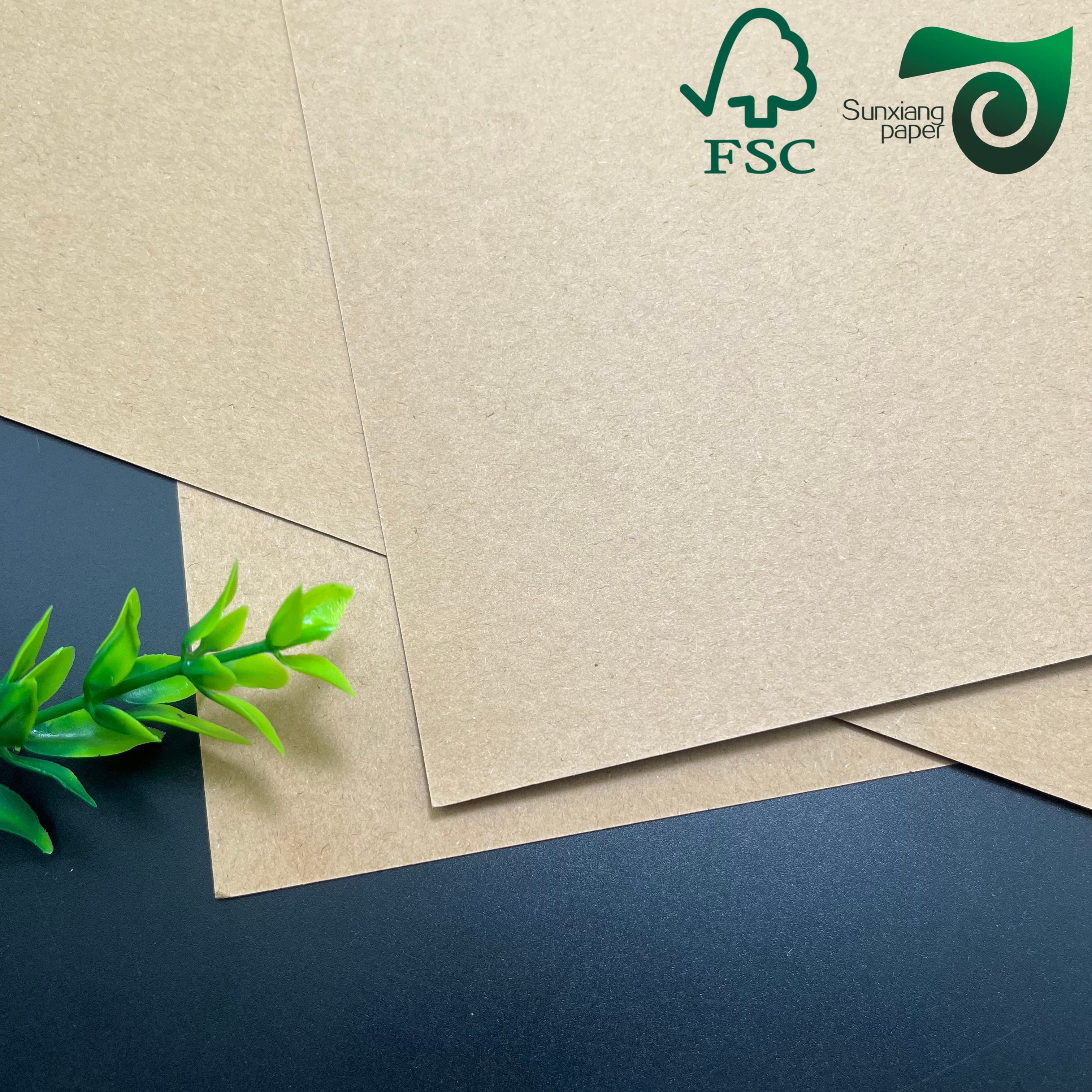 FSC Certified Recycled Kraft Liner Paper 80-450gsm